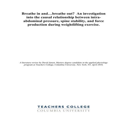 DAVID JANETT MA THESIS FINAL DRAFT PDF | PDF