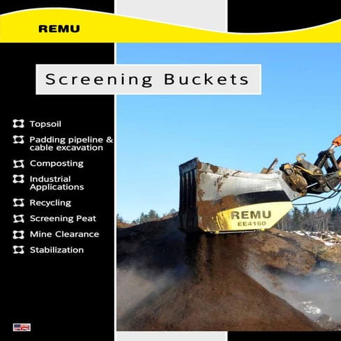 Remu Screening Bucket Brochure | PDF