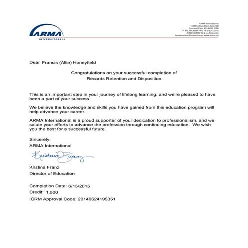 Records Retention and Disposition | PDF