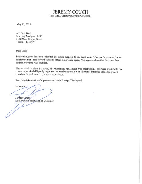 Andre Tousignant recommendation letter | PDF