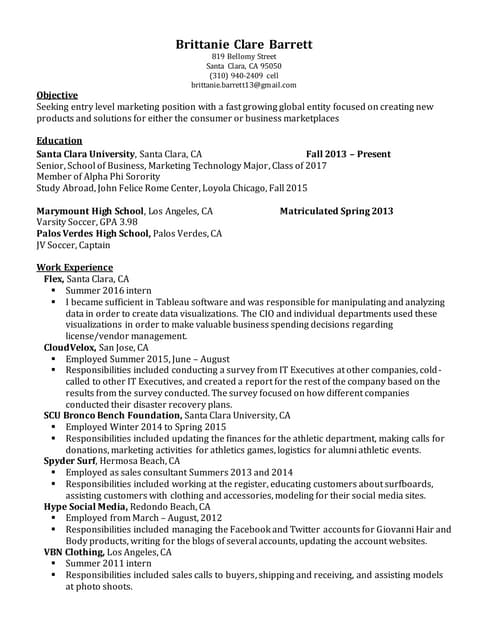 Resume - Ricardo Gavidia | PDF