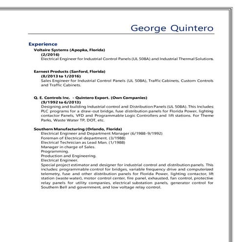 Jorge Quintero Resume | DOCX