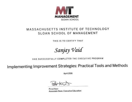 MIT ACE Certificate | PDF