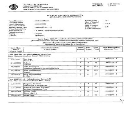 Academic Record | PDF