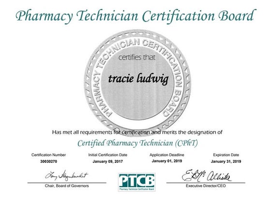 Pharmacy Tech Certification thru 2018 | PPT