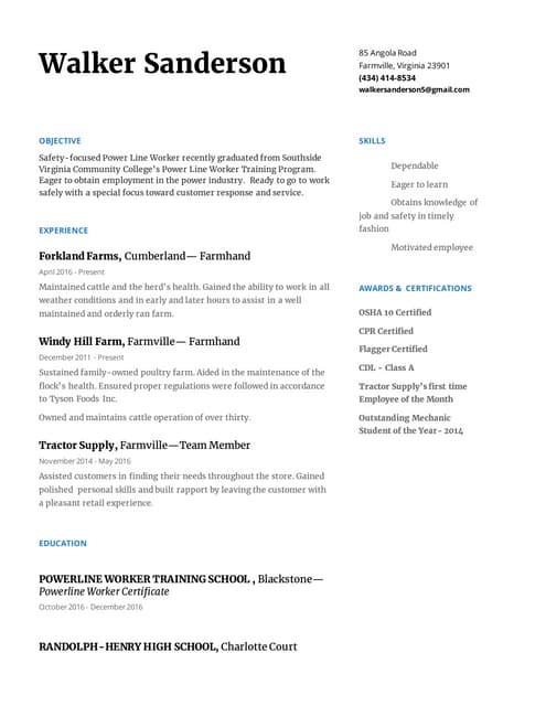 Walker Sanderson presentations