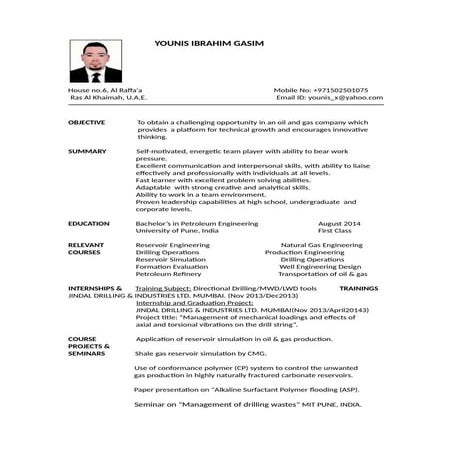Resume_YOUNISGASIM (3) | PDF