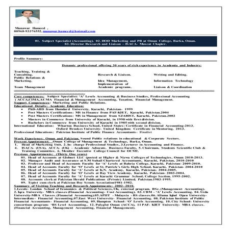Munawar Hameed-CV | DOCX