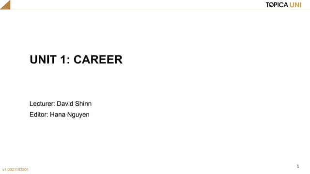 trắc nghiệm tiếng anh chuyên ngành unit1 | PDF