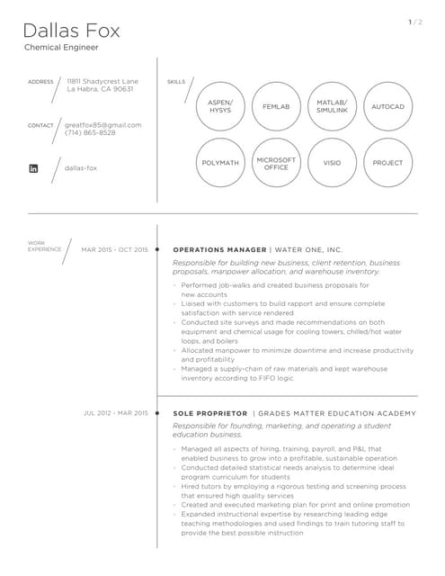 Riley King's Resume | DOCX | Business Administration | Business