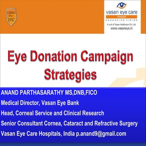 Eye Donation Campaign | PPT