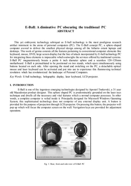 E ball technology | PPT