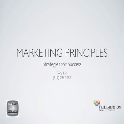 Marketing Principles: Key Success Strategies | KEY | Advertising ...