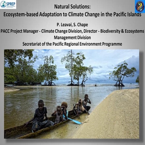 NAP Expo 2015 Session III, II Ecosystem-based Adaptation in the Pacific ...