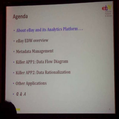 eBay edw元数据管理及应用 | PPT | Computing | Technology & Computing