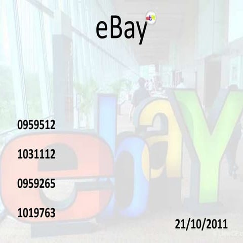 Ebay -Strategy management | PPTX