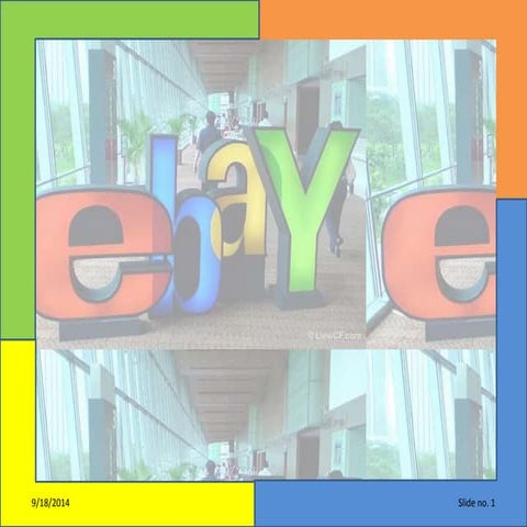E bay strategy | PPTX | Internet | Computing