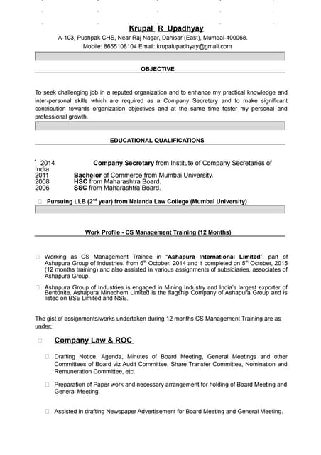 Rima Amitbhai Dalal Resume | PDF