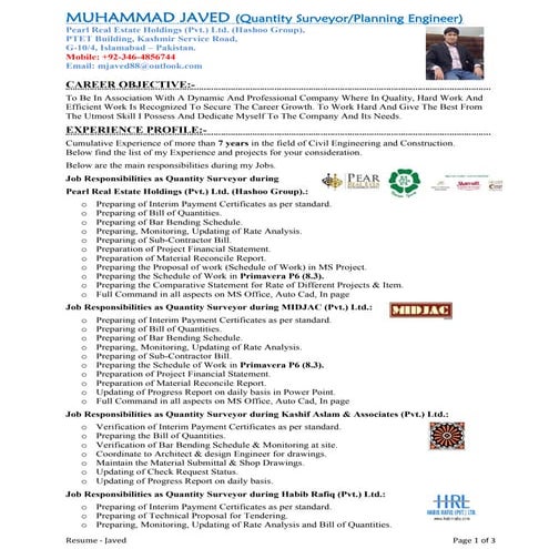 MUHAMMAD JAVED | PDF