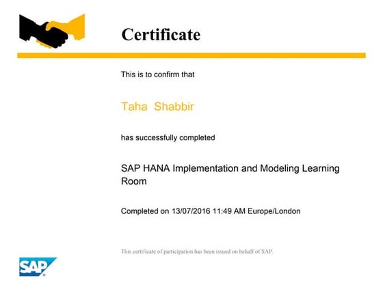 SAP Activate Learning Room for SAP S4HANA | PPT