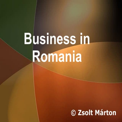 Romanian business culture | PPT