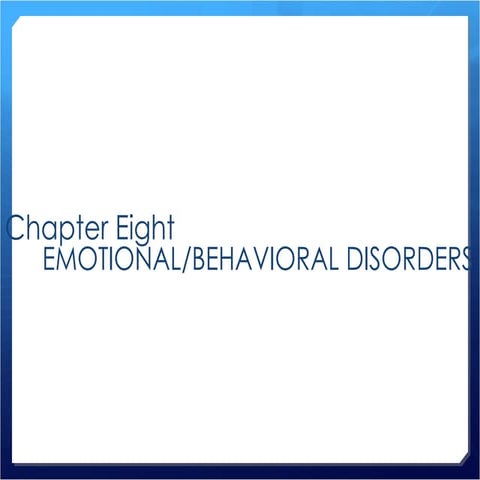Ebd | PPT | Mental Health | Diseases and Conditions