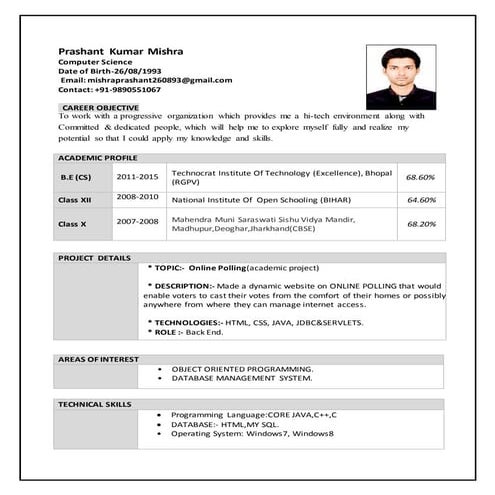 prashant cv 2608 | PDF