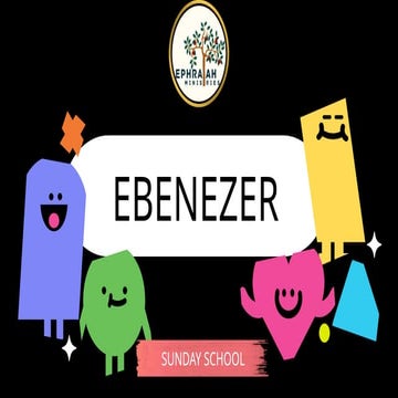 EBENEZER - The God who was with us till now and brought us | PPTX