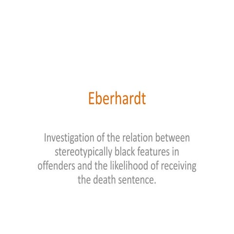 Eberhardt | PPT