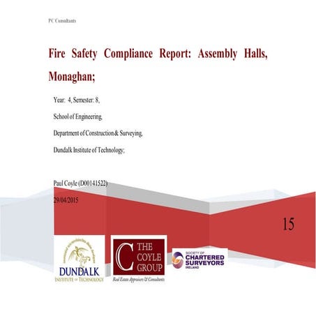 Fire Safety Compliance Report | DOCX