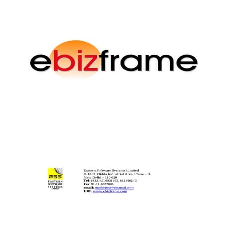 Ebizframe whitepaper | PDF