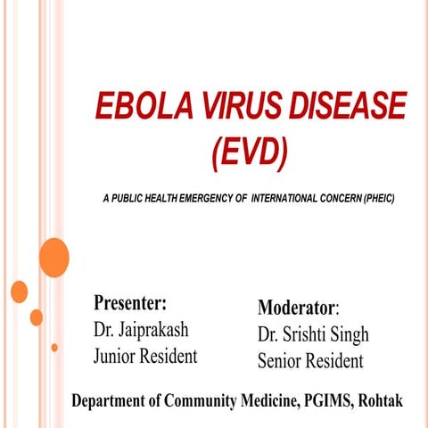 Ebola | PPTX