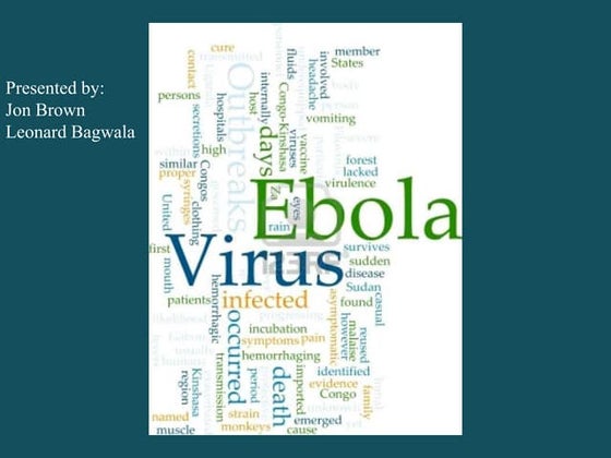 Ebola virus ppt | PPT