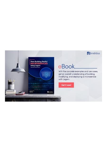 Ebook Start Building Restful Microservices Using Lagom Pdf