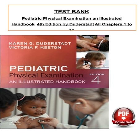 Ebook. Solution Manual and Test Bank for pediatric physical examination ...