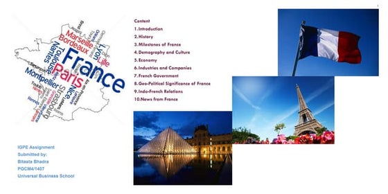 Physical and Human Characteristics of France | PPTX