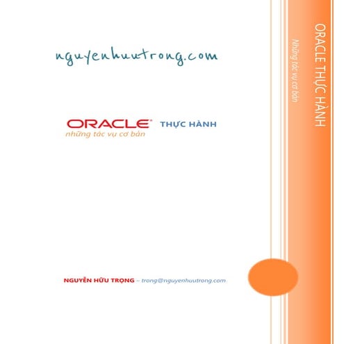 Ebook oracle-thuc-hanh-nguyen-huu-trong | PDF