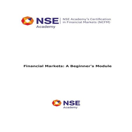 Study Material - [NCFM] Financial Markets A Beginners' Module | PDF