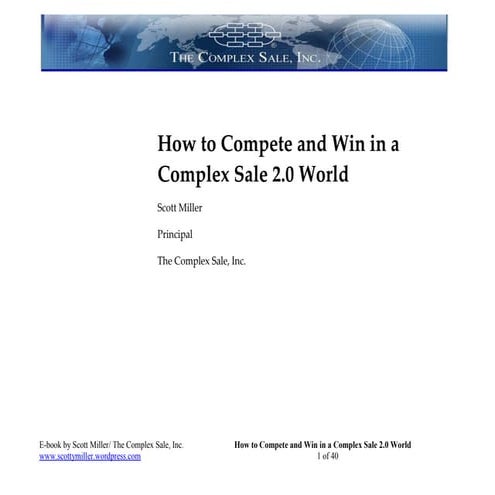E Book Complex Sale 2 0 | PDF
