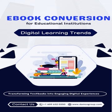 eBook Conversion for Educational Institutions | PDF