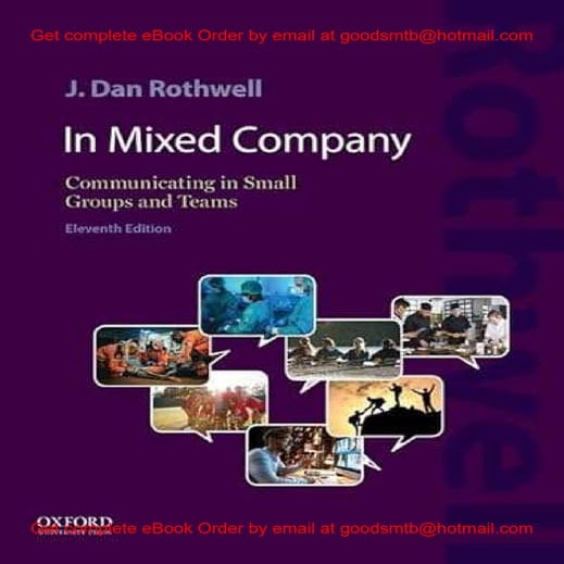 eBook (EPUB) In Mixed Company Communicating in Small Groups and Teams ...