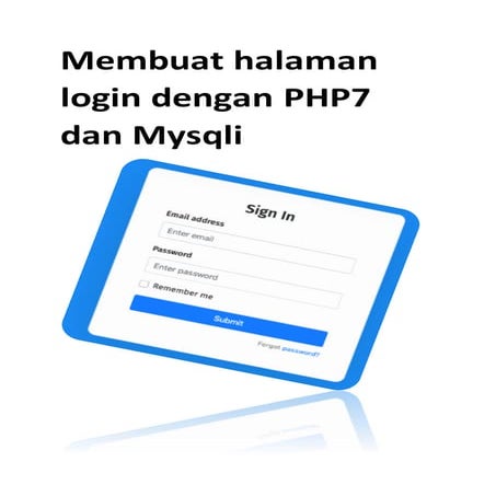 Ebookl membuat login php7+mysqli | PDF