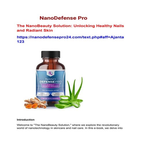E book on Nano Defence Pro-The Unique Nanotechnology Solution That ...