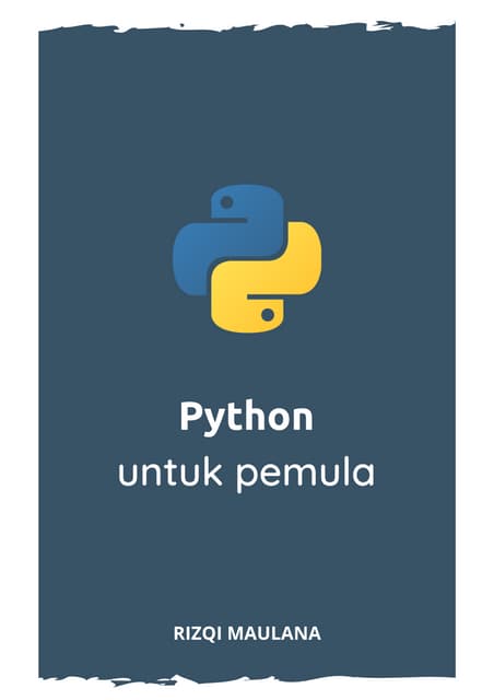 1. pengenalan python | PPT
