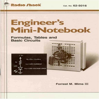 (Ebook) radio shack mini-notebook - formulas tables basic circuits | PDF