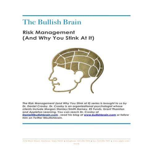 Risk Management Ebook | PDF