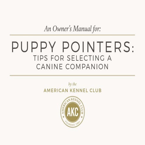 Selecting a Puppy | PDF