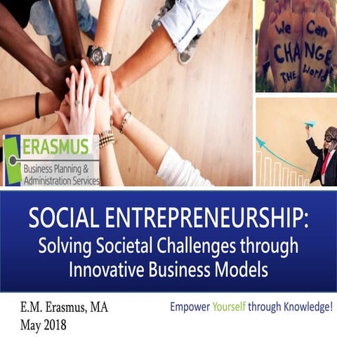 Social Entrepreneurship: Solving Societal Challenges through Innovative ...