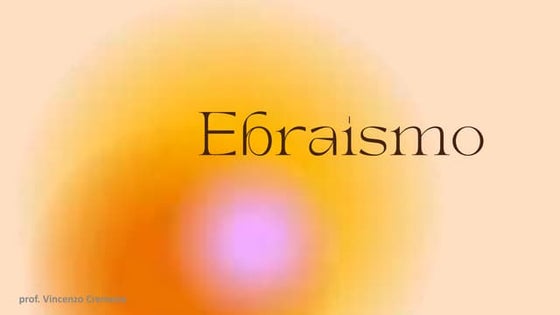 Ebraismo | PPTX | Judaism | Religion & Spirituality
