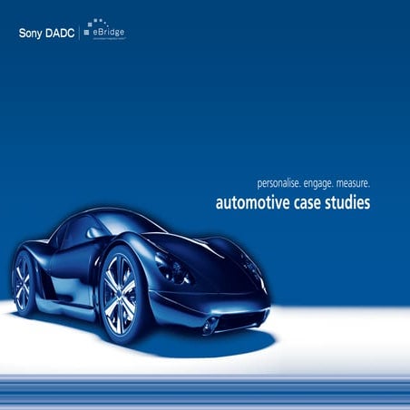 Sony eBridge: Automotive Case Studies | PPT